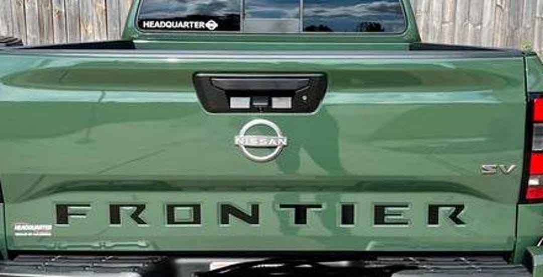 Vinyl Letter Inlays Tailgate Grille Letters Fit 2022 an up Nissan ...
