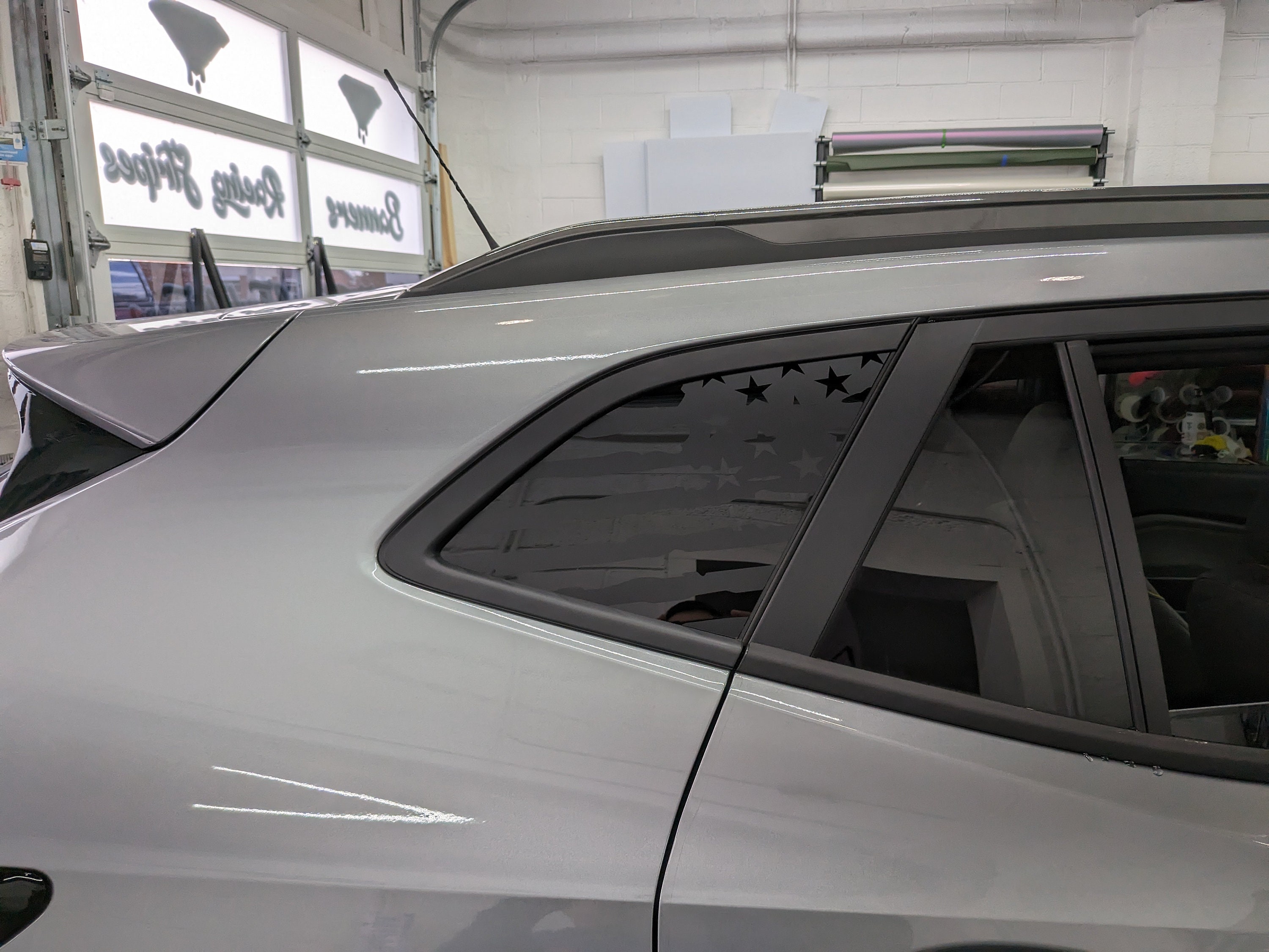 Distressed American Flag Rear Side Window Decals for 2024 Chevy Trax ...