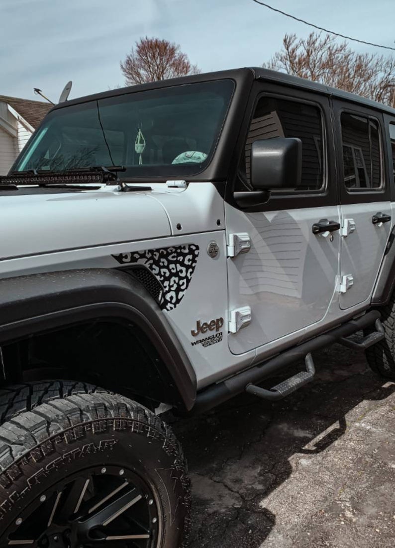 Fender Vent Leopard Print Decals Fit 2018-2022 Jeep Wrangler / - Etsy