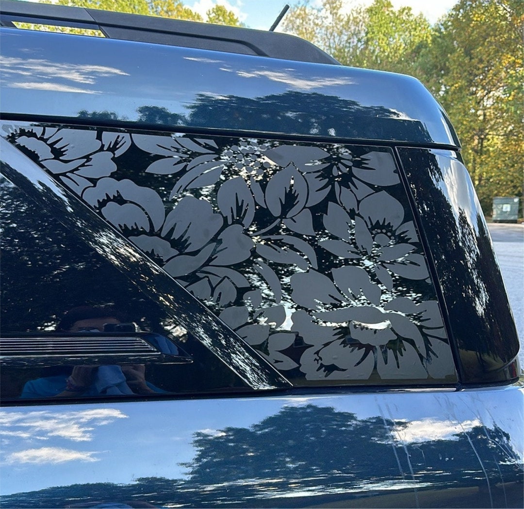 Floral Flowers Rear Side Window Decals for 2021+ Ford Bronco Sport - Etsy