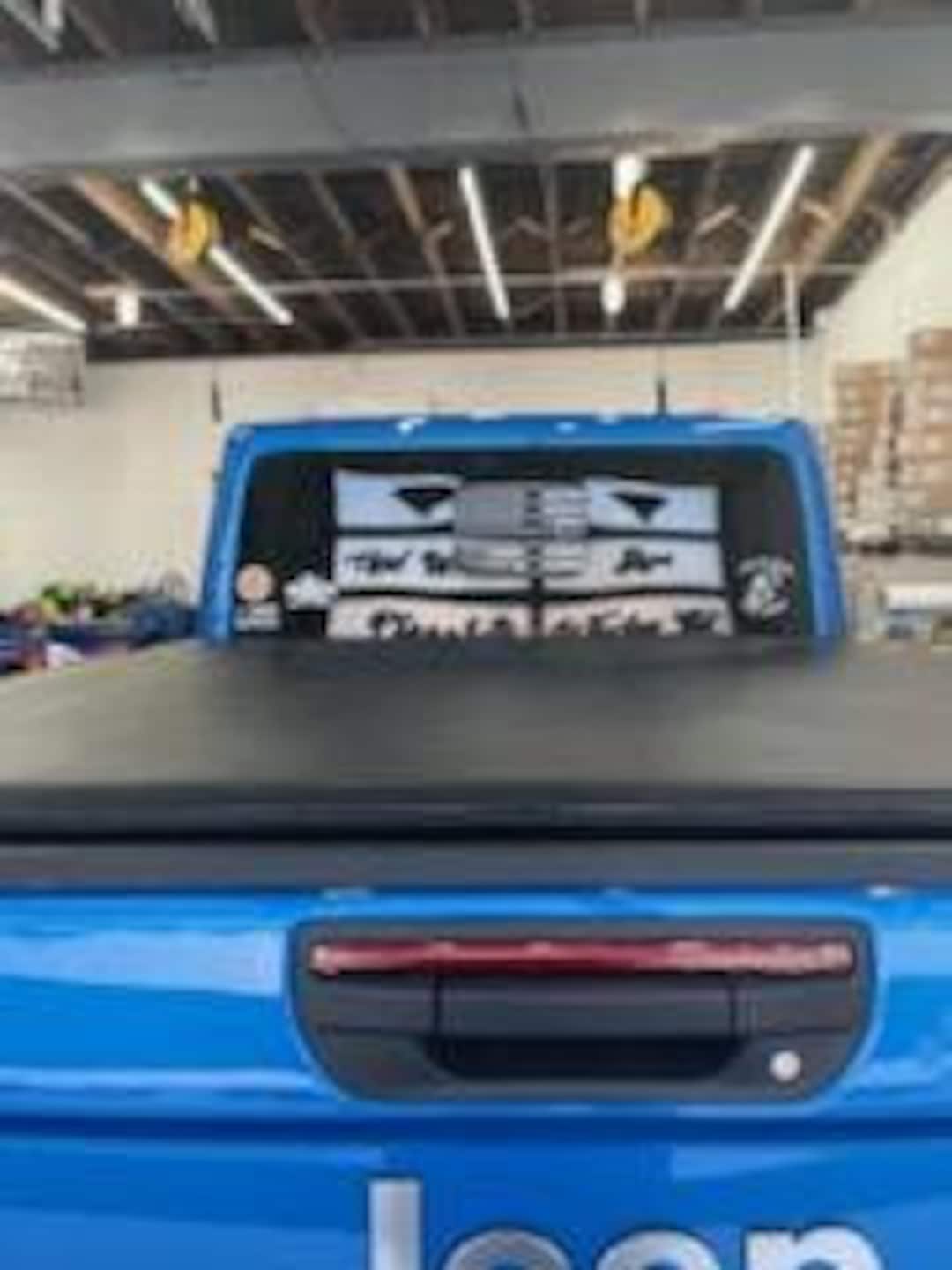Rear Slider Window Flag Decal Fits 2018-2024 Jeep Wrangler / Gladiator ...