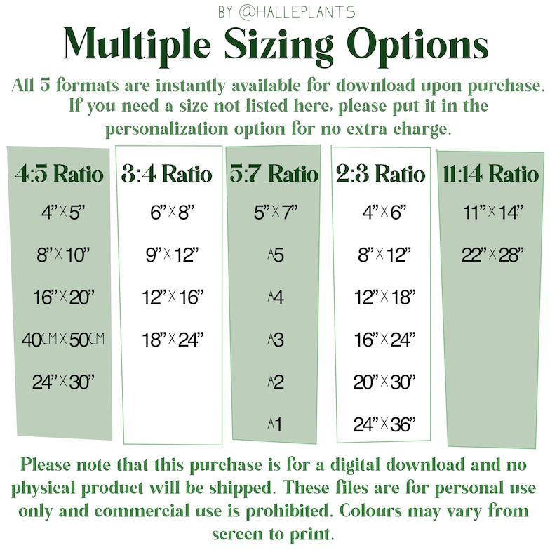 Hoya Varieties - Plant Identification Chart - Digital Download - Etsy