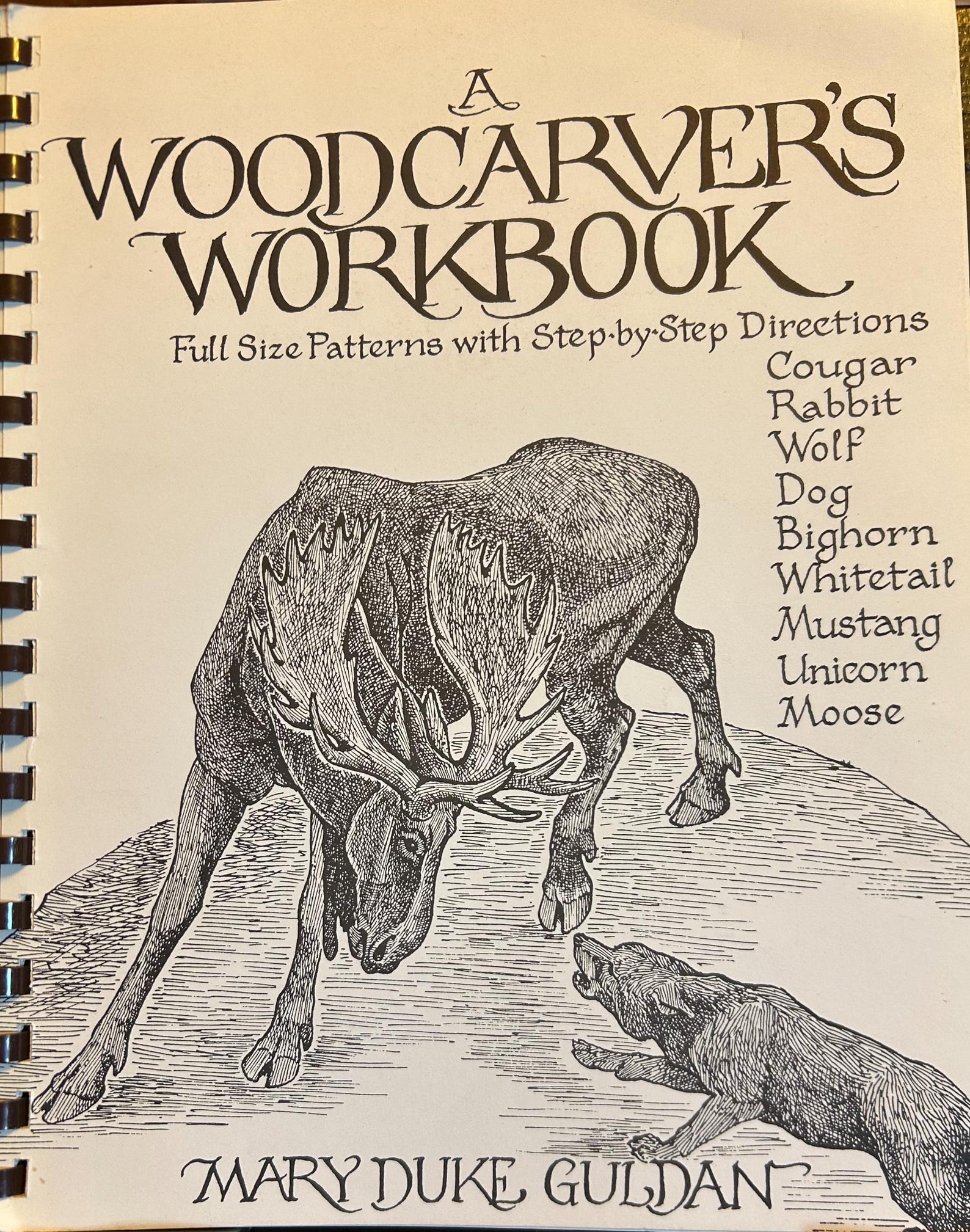 A WOODCARVER’S WORKBOOK: Full Size Patterns With Step-by-step ...