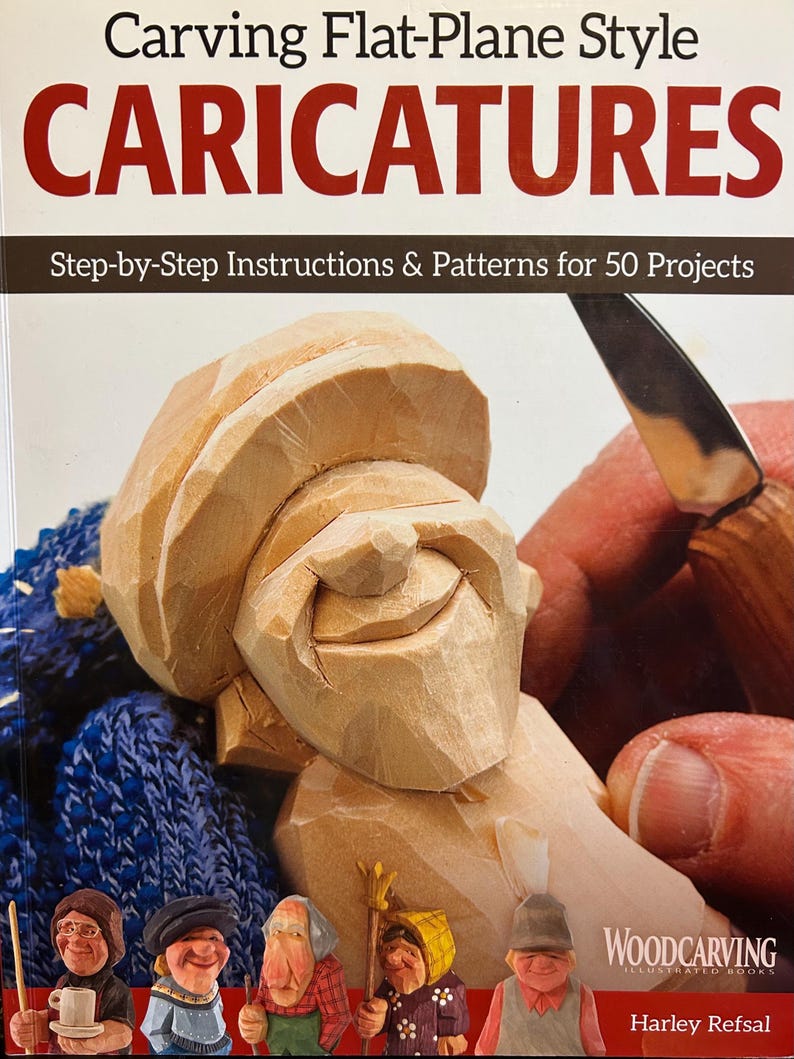 Carving Flat-plane Style Caricatures by Harley Refsal. - Etsy