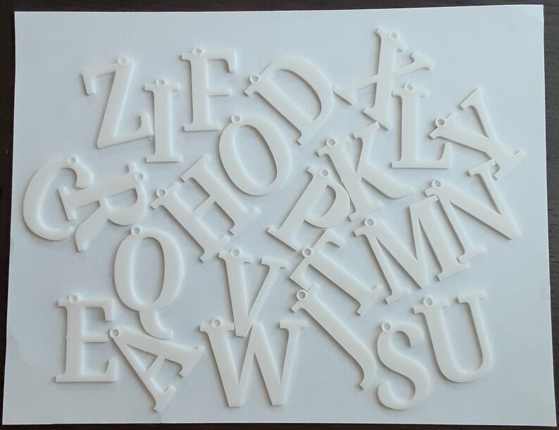 3D Letters A-Z STL File - Etsy UK