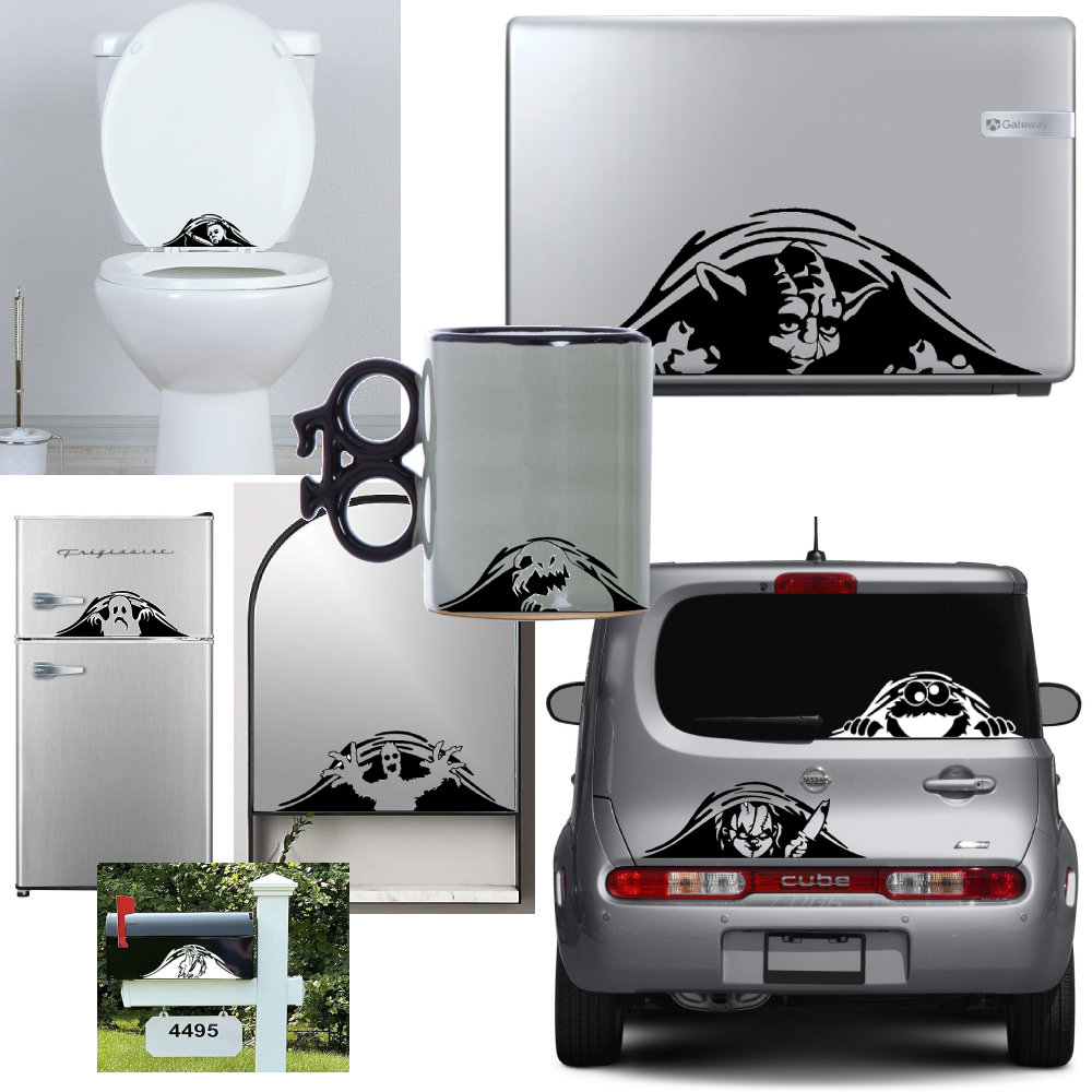 Scary Movie Ghost Monster Vinyl Decal Sticker Car Wall Window Laptop - Etsy
