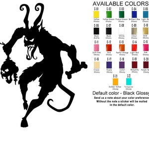 Wendigo Skinwalker Big Foot Vinyl Decal Sticker Car Wall Window Laptop ...