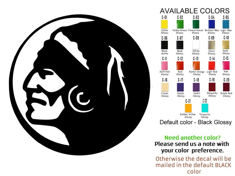 Native American Warrior Symbols Vinyl Decal Sticker Car Wall Window ...