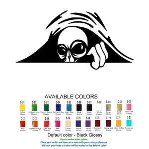 Alien UFO Area 51 Vinyl Decal Sticker Car Wall Window Laptop - Etsy