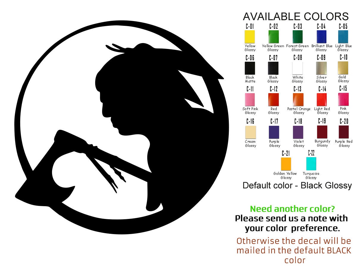 Native American Warrior Symbols Vinyl Decal Sticker Car Wall Window ...