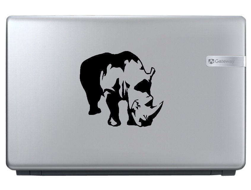 Rhino Animal Vinyl Decal Sticker Car Wall Window Laptop - Etsy