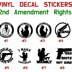 Gun Rights NRA Symbols Vinyl Decal Sticker Car Wall Window Laptop - Etsy