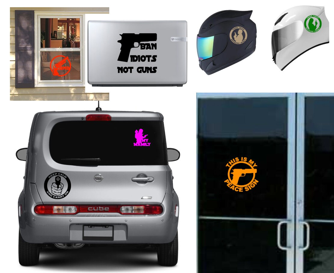 Gun Rights NRA Symbols Vinyl Decal Sticker Car Wall Window Laptop - Etsy