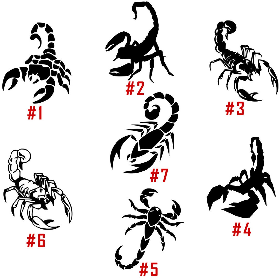 Scorpion Zodiac Vinyl Decal Sticker Car Wall Window Laptop - Etsy