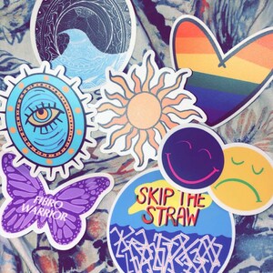 Happy Sad Sticker - Etsy