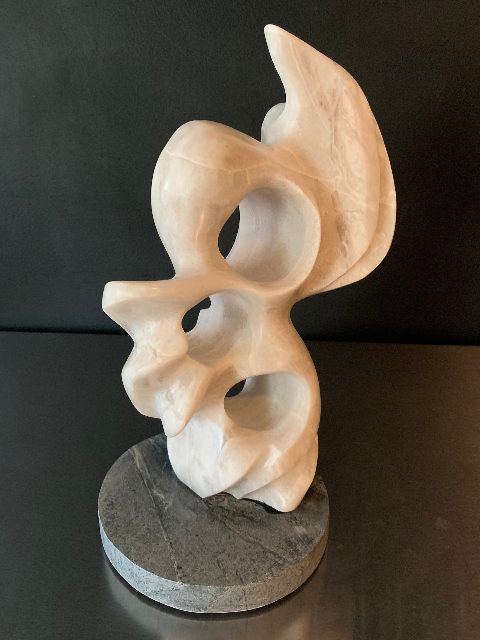 Stone Sculpture. Alabaster, Abstract, Contemporary, Original Art - Etsy