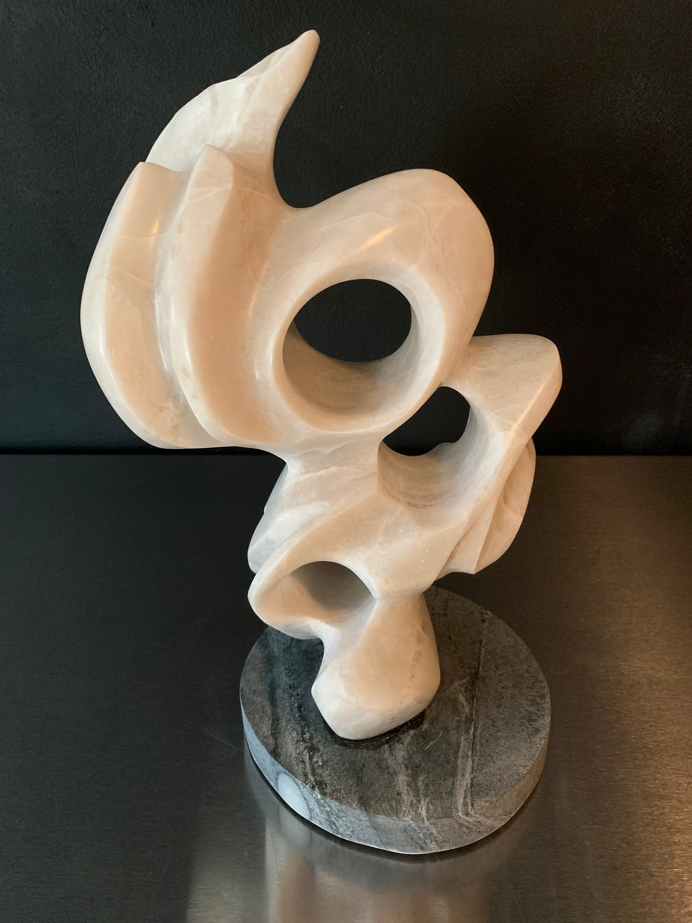 Stone Sculpture. Alabaster, Abstract, Contemporary, Original Art - Etsy