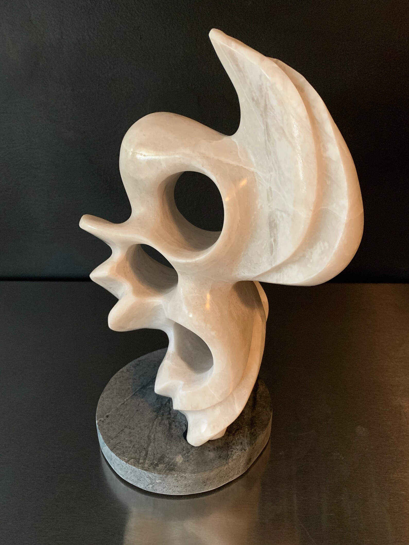 Stone Sculpture. Alabaster, Abstract, Contemporary, Original Art - Etsy