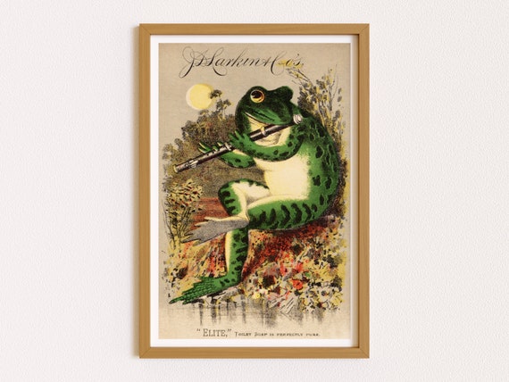 Downloadable Prints Frog Poster Cute Animal Prints - Etsy