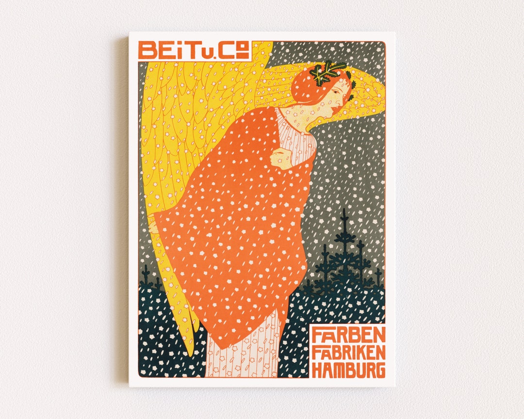 Downloadable Prints | Vintage Poster | German Ad Poster | Colorful Wall ...