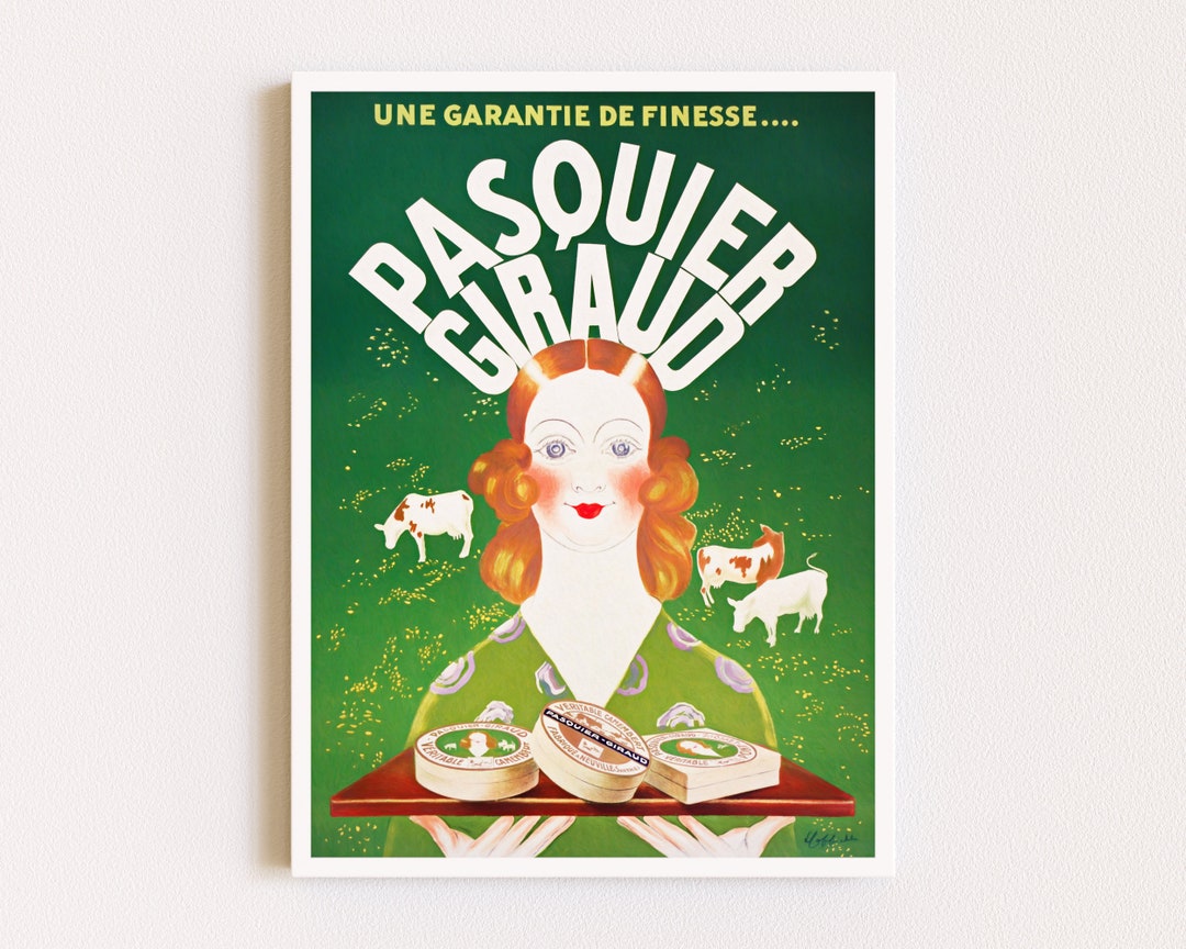 Downloadable Prints | French Poster | Food Poster | Cheese Ad Poster ...