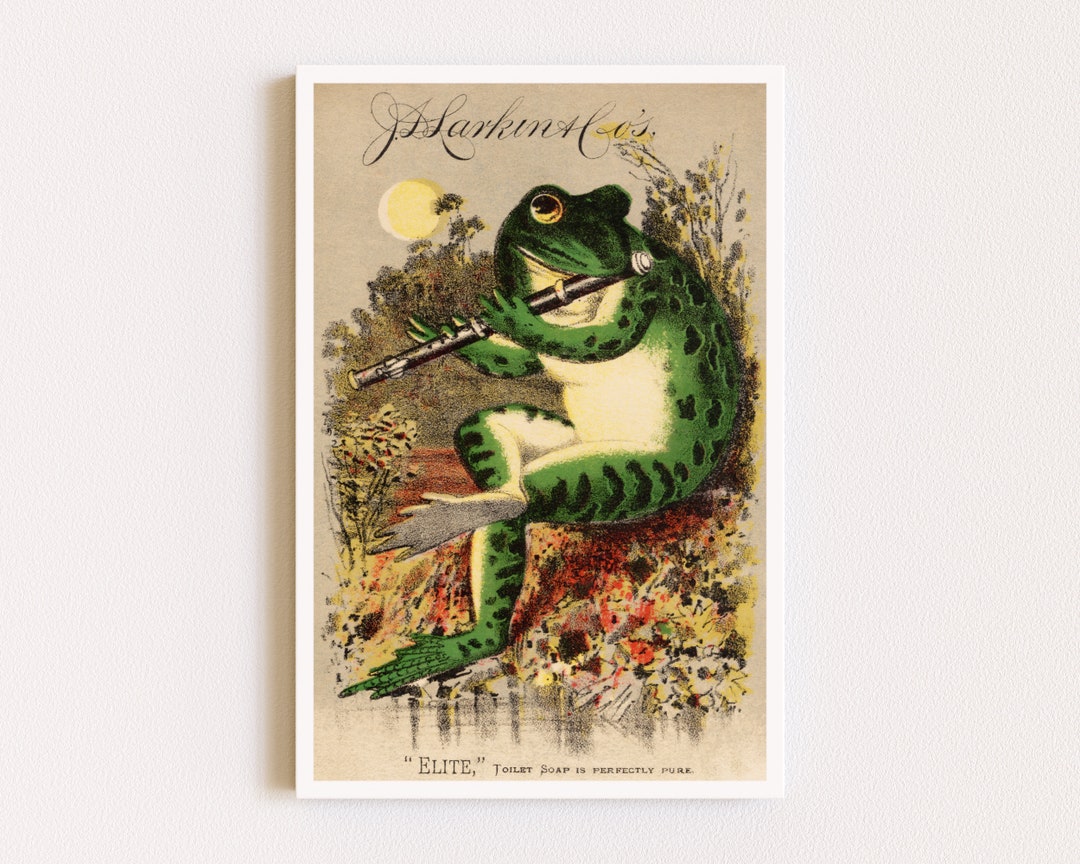 Downloadable Prints | Frog Poster | Cute Animal Prints | Cottagecore ...