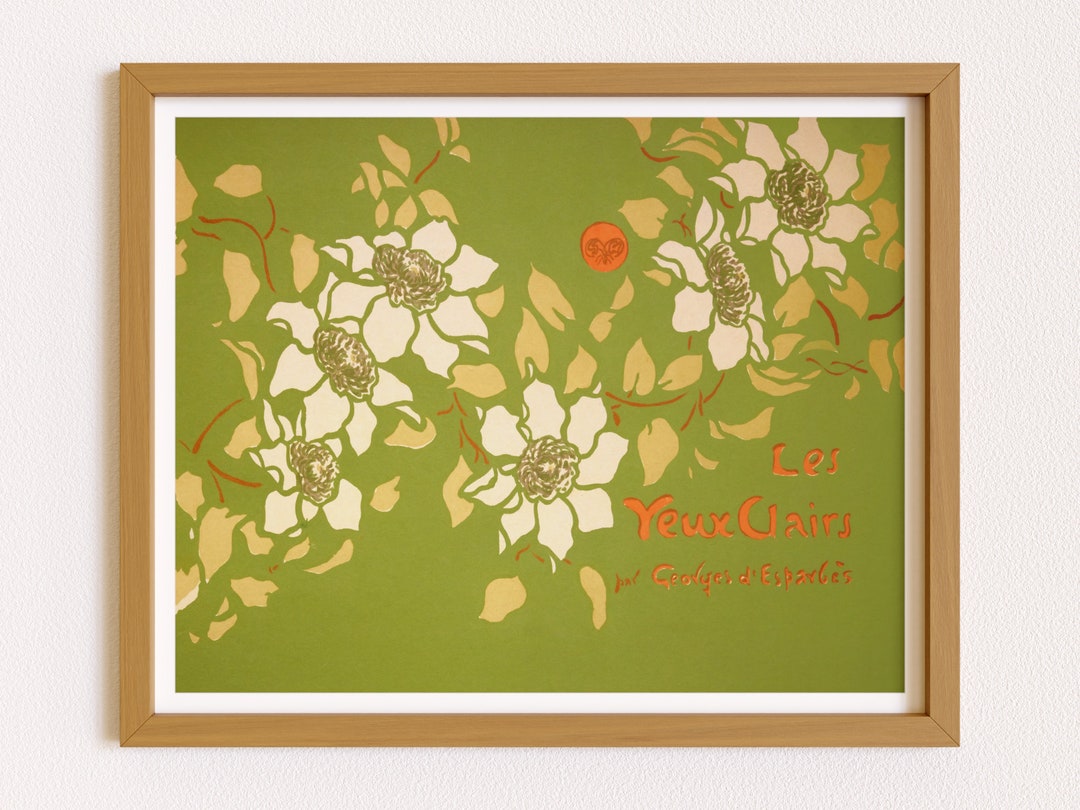 Downloadable Prints French Poster Floral Wall Art Ad Poster Eclectic ...