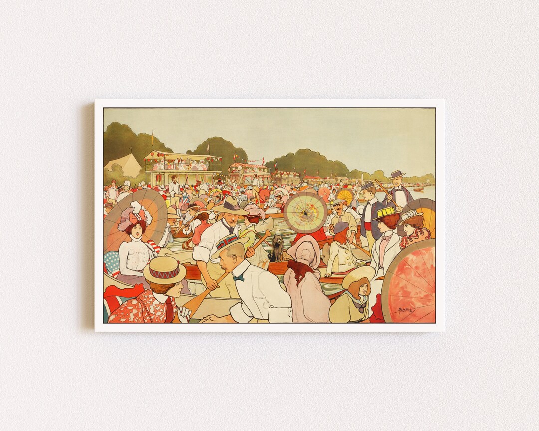 Downloadable Prints | Vintage Poster | Colorful Wall Art | Henley Royal ...