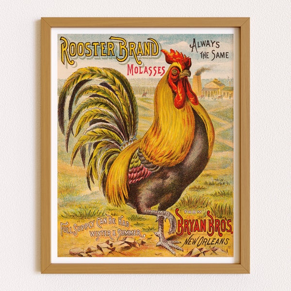Rooster Prints - Etsy