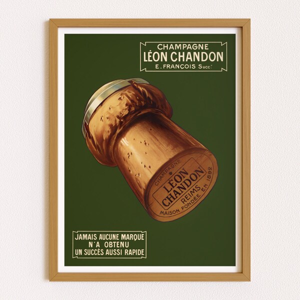 Champagne Poster - Etsy
