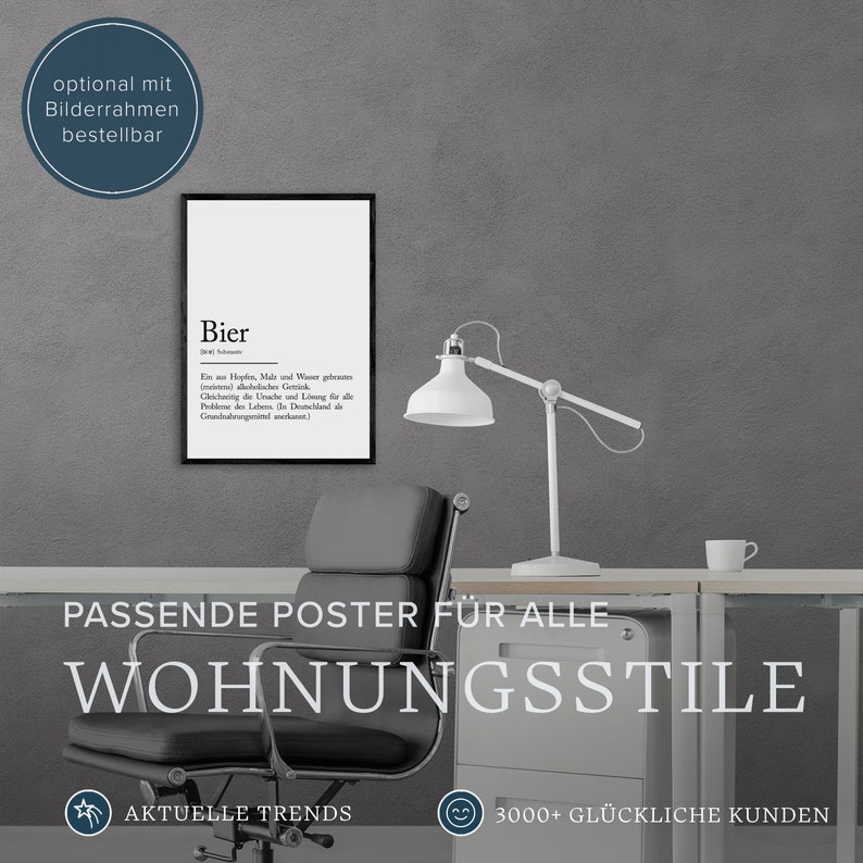 Bier Definition: DinA4 Poster / DinA3 Poster Geschenk - Etsy.de