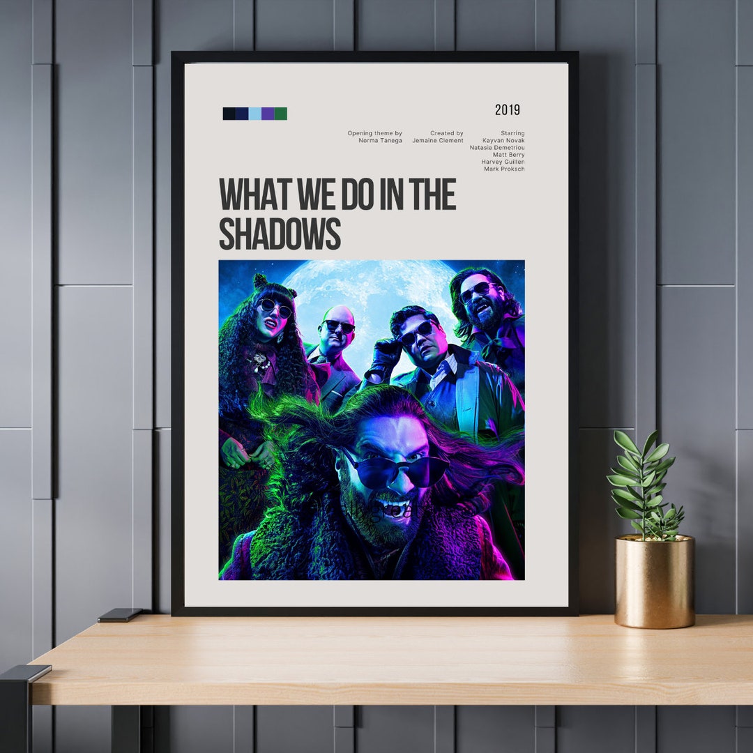 What We Do in the Shadows Poster 1, Modern Tv Series Poster Print, What ...