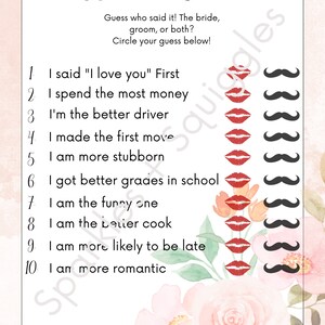 Printable Bridal Shower Games Bundle Bride to Be Hen Party - Etsy