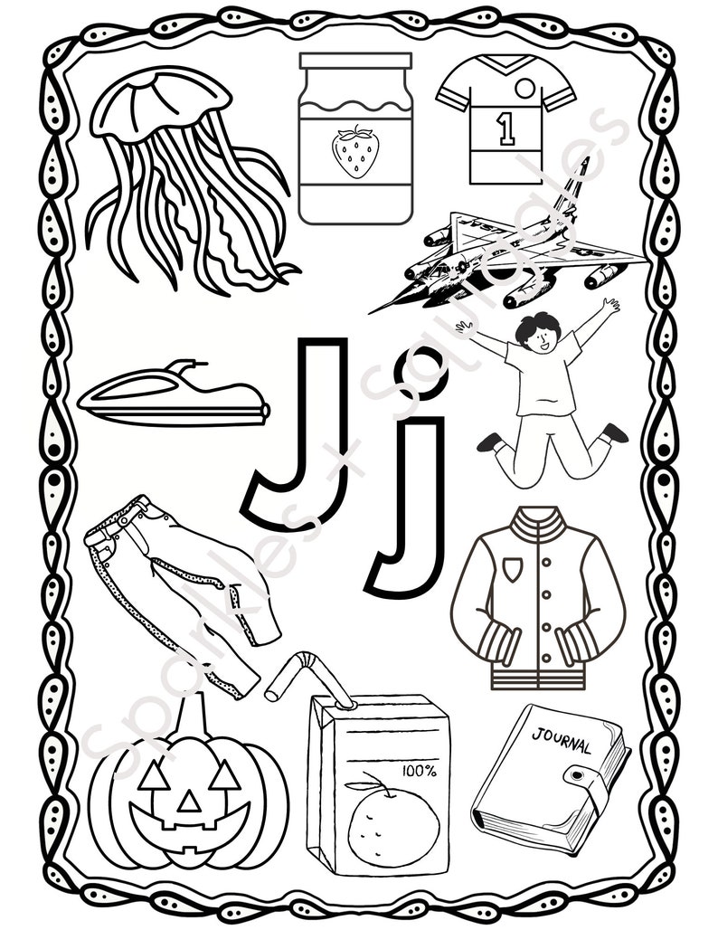 Alphabet Coloring Pages for Kids Letter Worksheets for Preschoolers ...