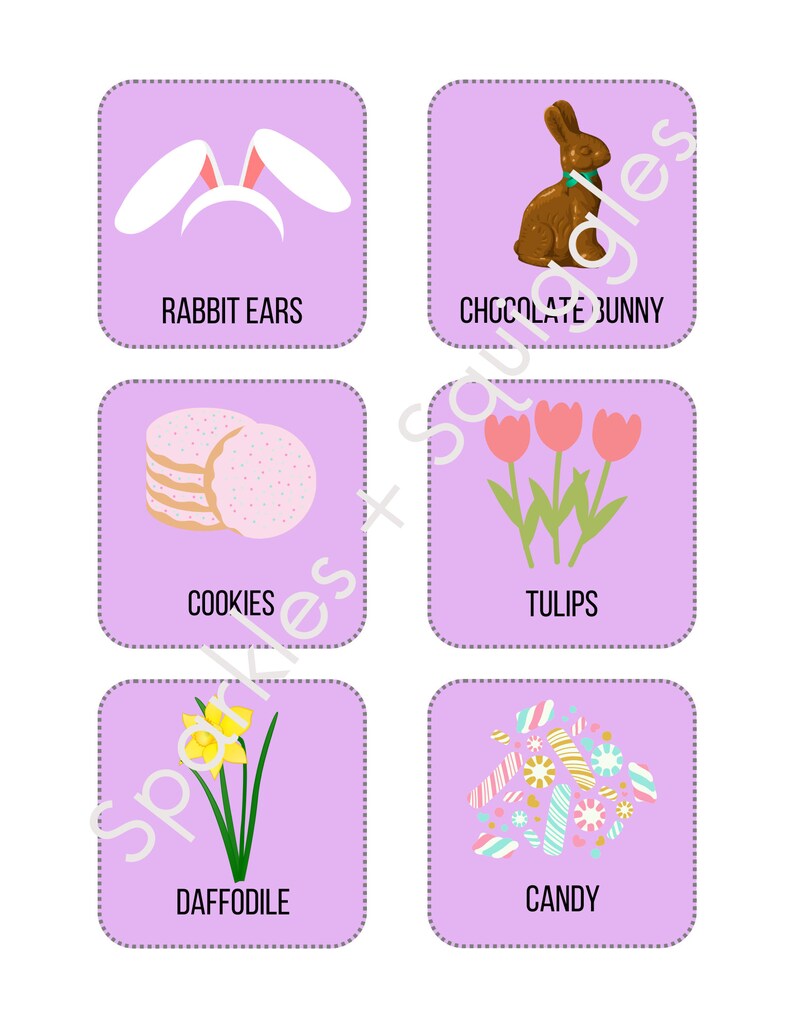 Easter Scavenger Hunt Printable for Kids | Easter Game Instant Download ...