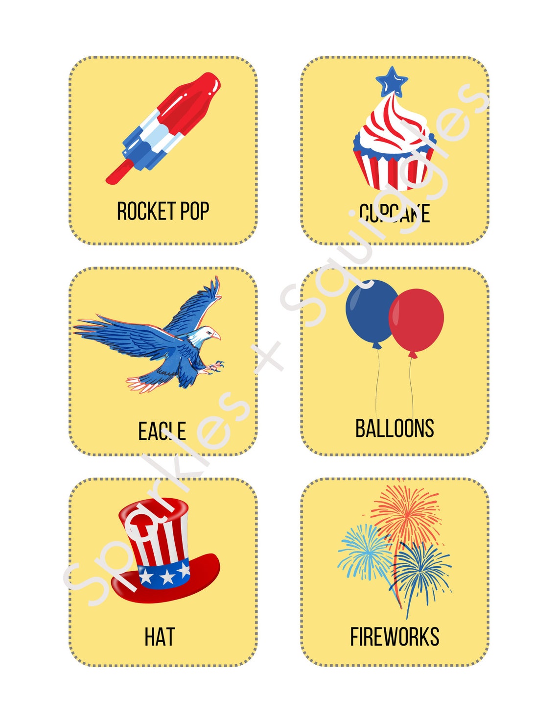 July 4th Scavenger Hunt Printable for Kids | Fourth of July Game ...