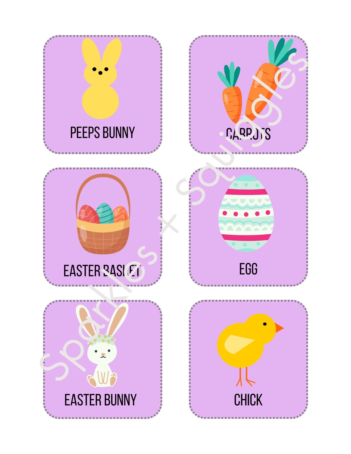 Easter Scavenger Hunt Printable for Kids | Easter Game Instant Download ...
