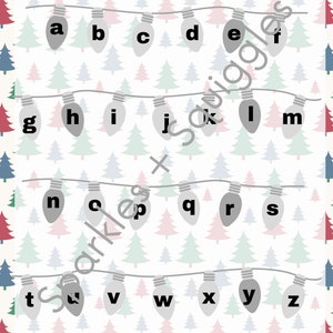 Letter Matching Christmas Theme Activity ABC Lower Case Upper Case ...