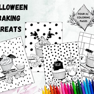 Halloween Coloring Pages Adult Printable Coloring Pages - Etsy