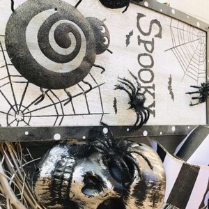 Last One Left Gothic Neutral Halloween Black and White - Etsy