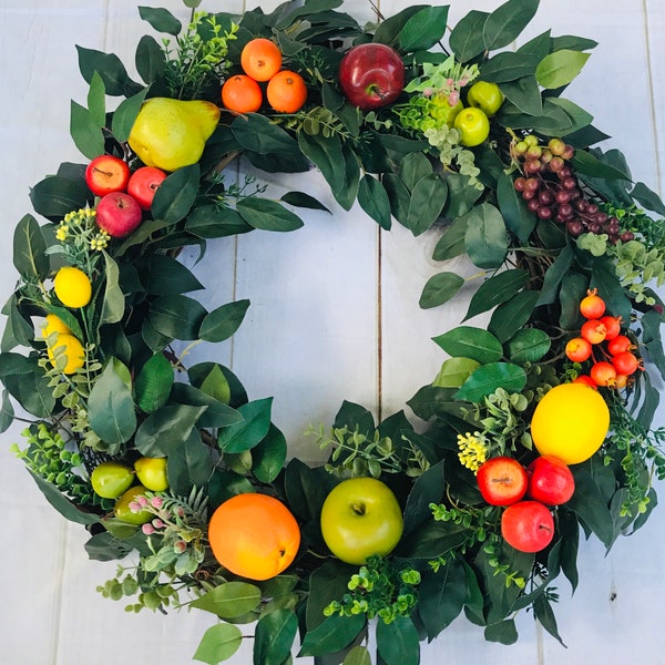 Fruit Wreath - Etsy