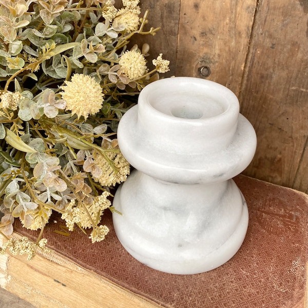 Marble Candle Holder - Etsy