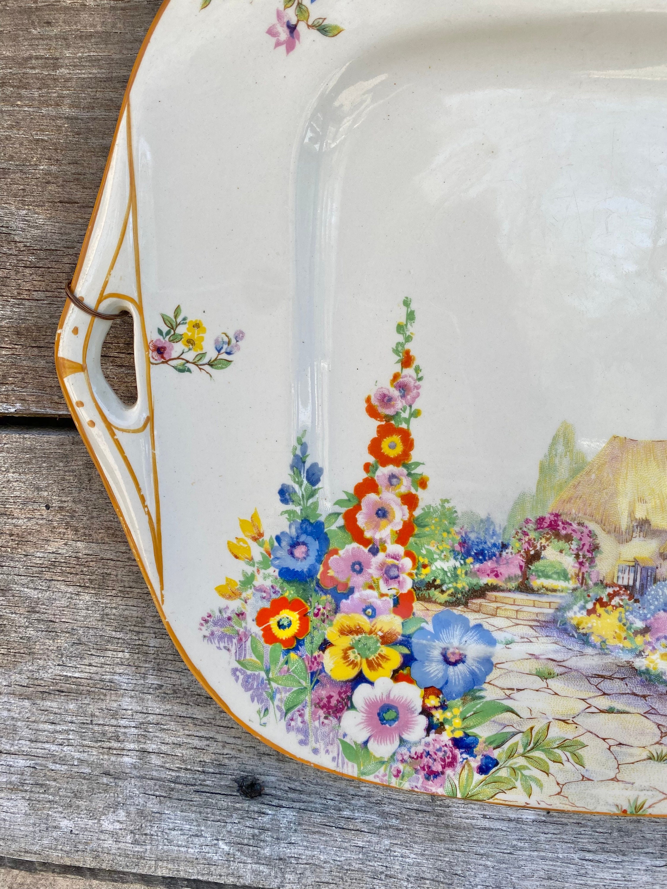 Old England Gardens by Swinnertons, English Collector's Plate, Hampton ...