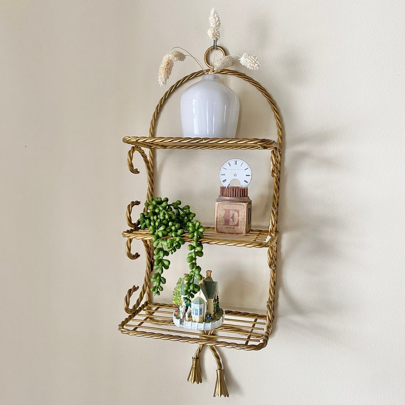 Vintage Wall Shelf - Etsy