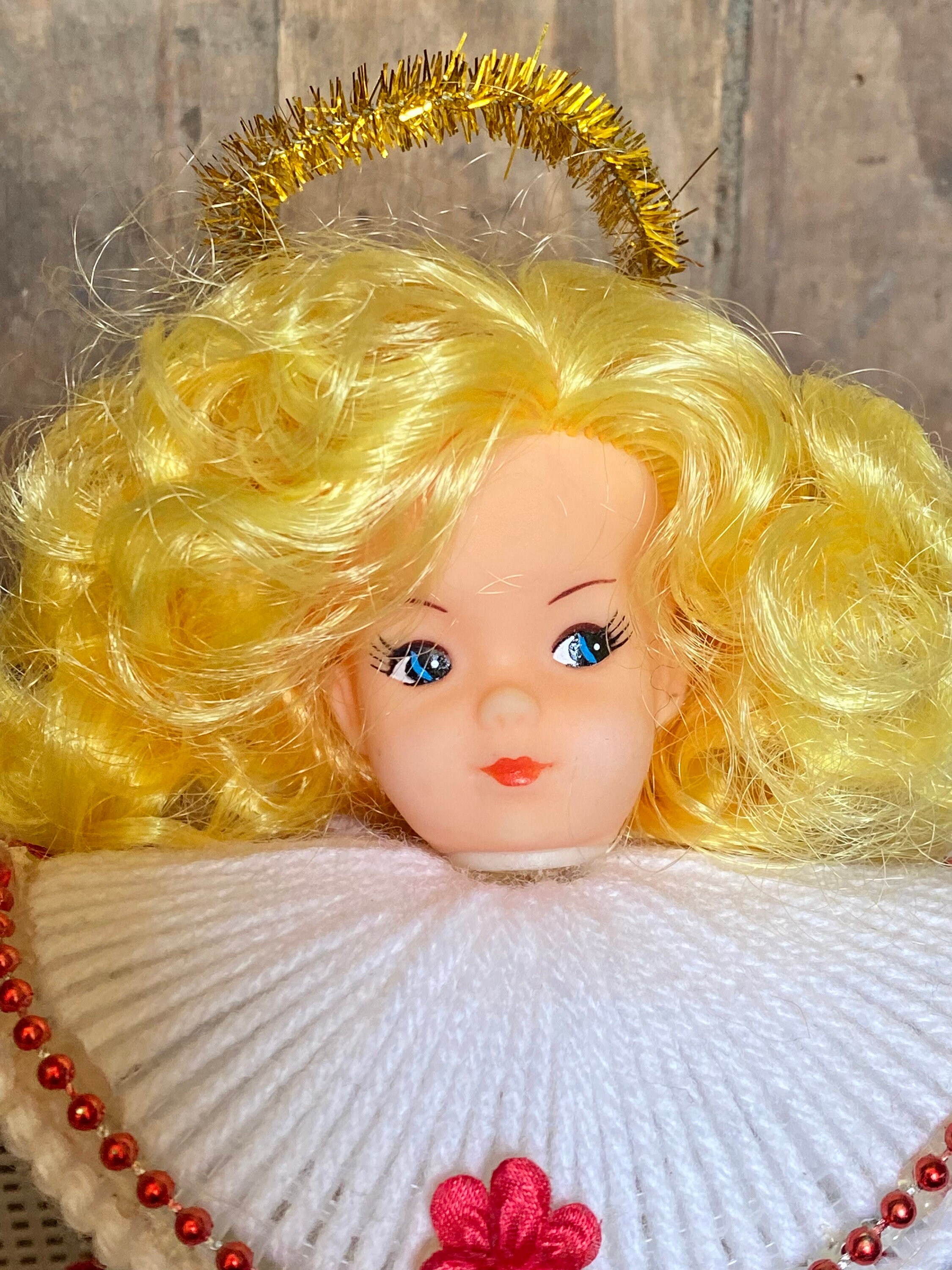 Plastic Canvas Angel, Vintage Handmade Angel - Etsy