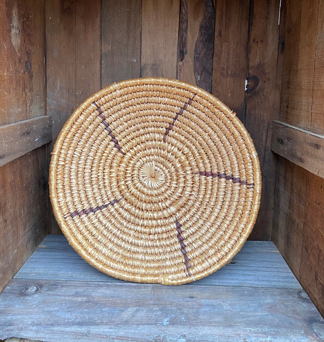 Woven Basket Bowl, Aztec Basket, Southwest Basket Bowl, Boho Basket ...