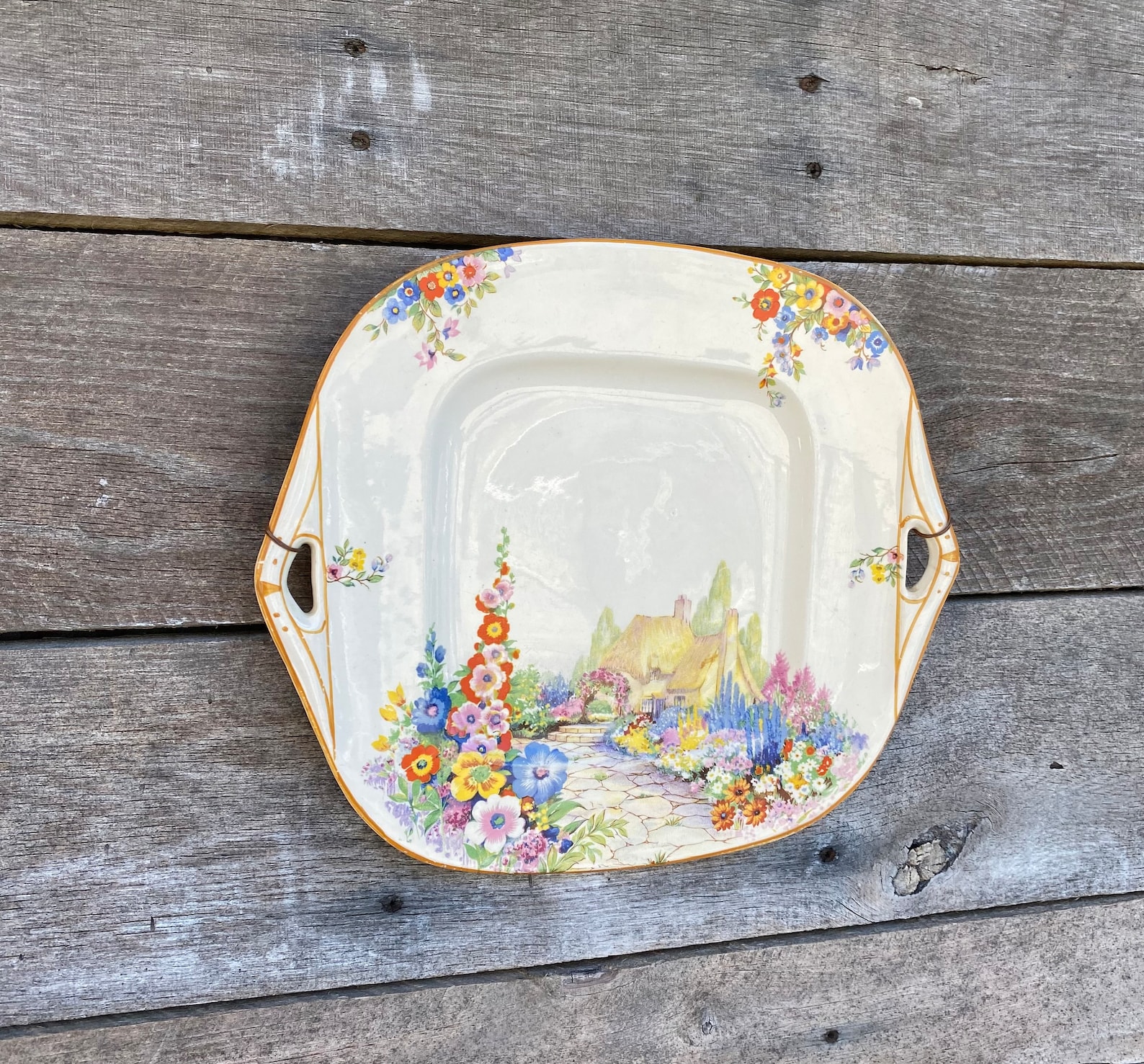 Old England Gardens by Swinnertons, English Collector's Plate, Hampton ...