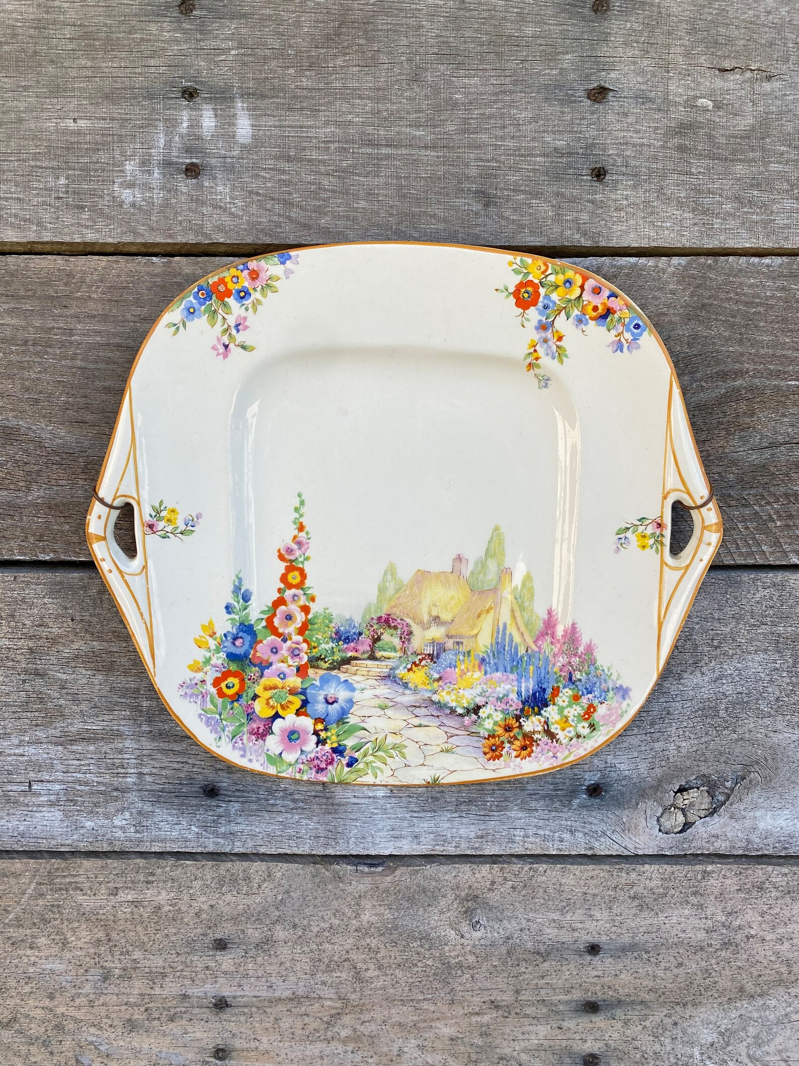 Old England Gardens by Swinnertons, English Collector's Plate, Hampton ...