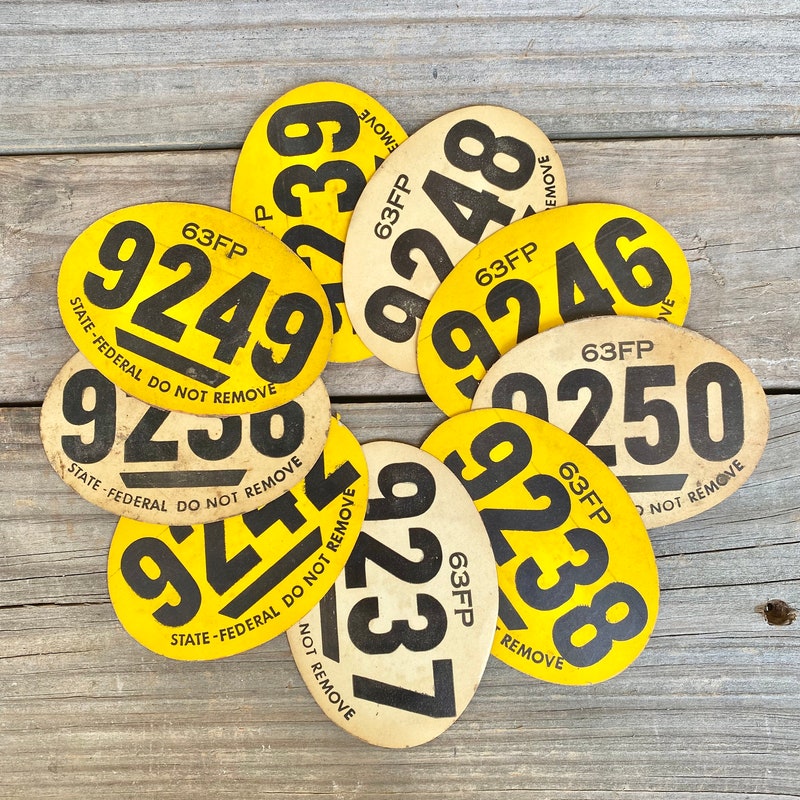 Livestock Tag - Etsy