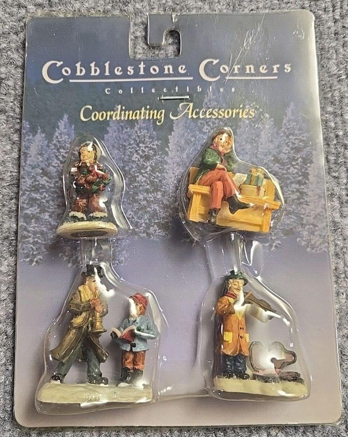 Vintage Cobblestone Corners Village Coordinating Accessories Lot of 12 ...